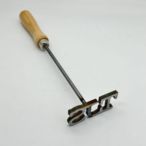 Custom Branding Iron With 3 Letters for Grilling, Crafting, and ...