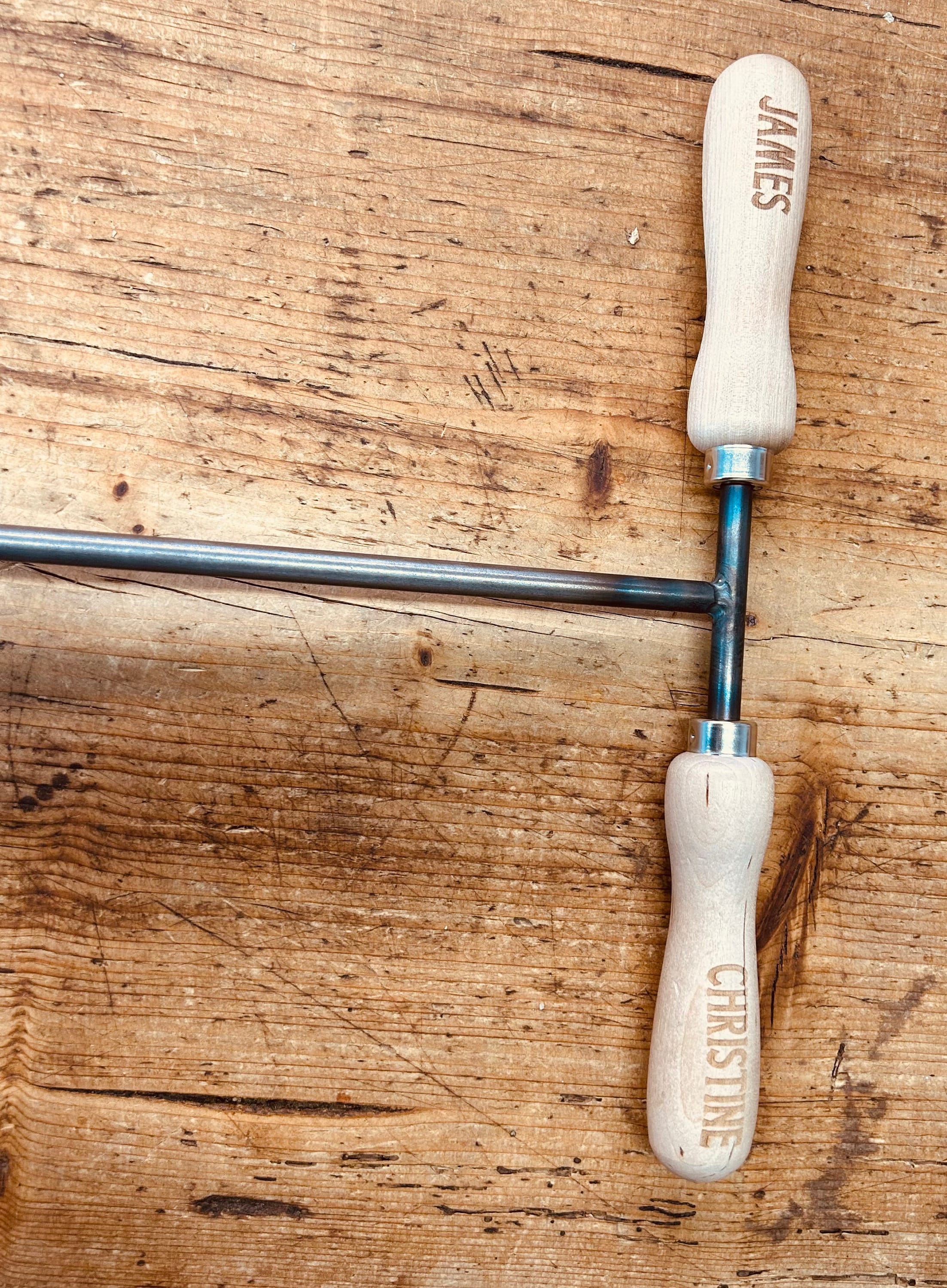 Custom Wedding Branding Iron: Initials & Arrow, Unity Ceremony - Etsy