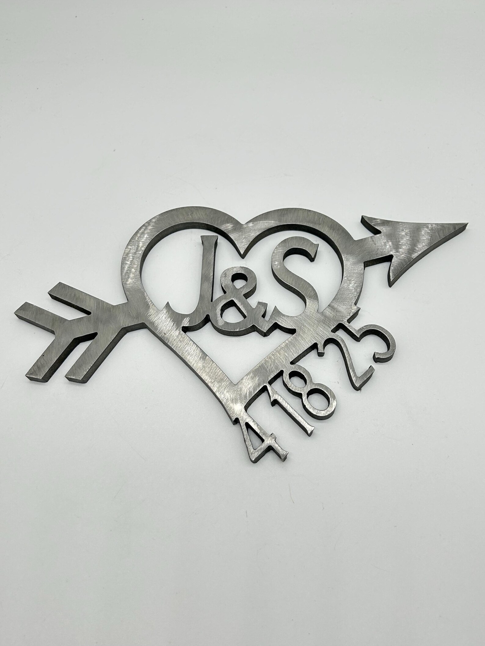 Custom Wedding Branding Iron: Initials & Arrow, Unity Ceremony - Etsy