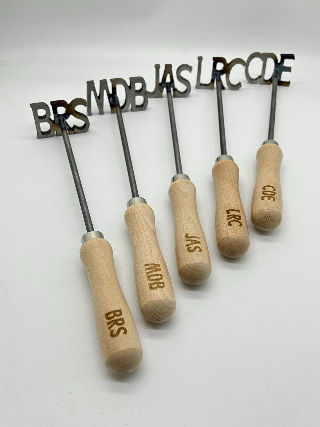 Personalized Branding Iron With 3 Letters - for Steaks, Wood, and ...