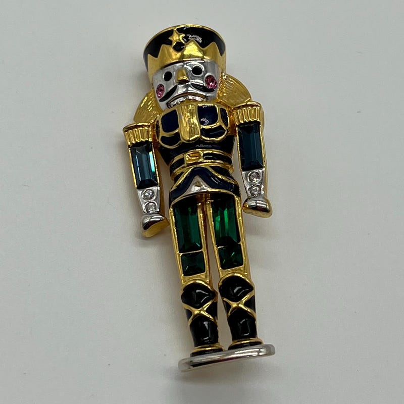 Nutcracker Enamel Pin - Etsy