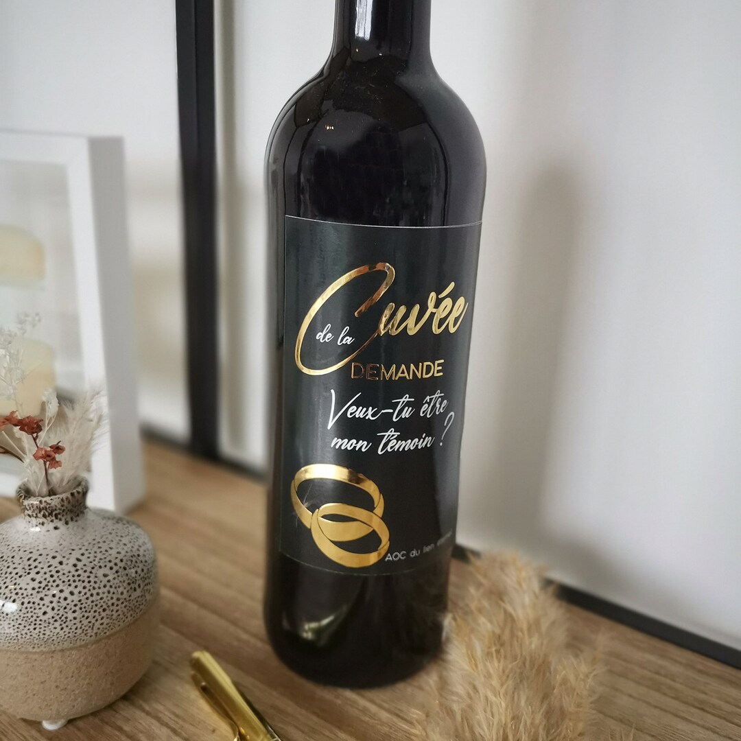 Witness Wine Bottle Label - Etsy