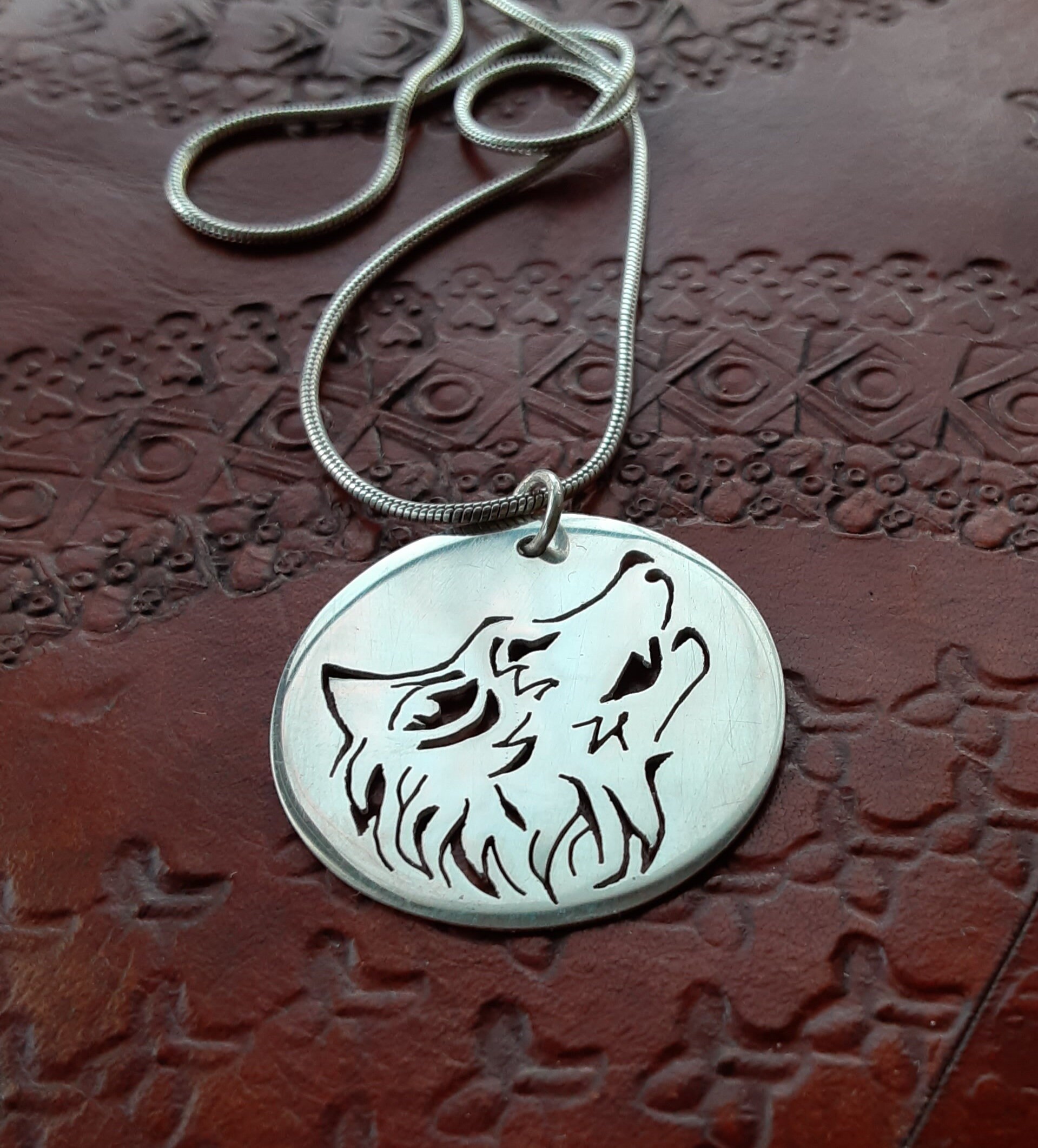 Wolf Pendant, Native American Symbol - Etsy