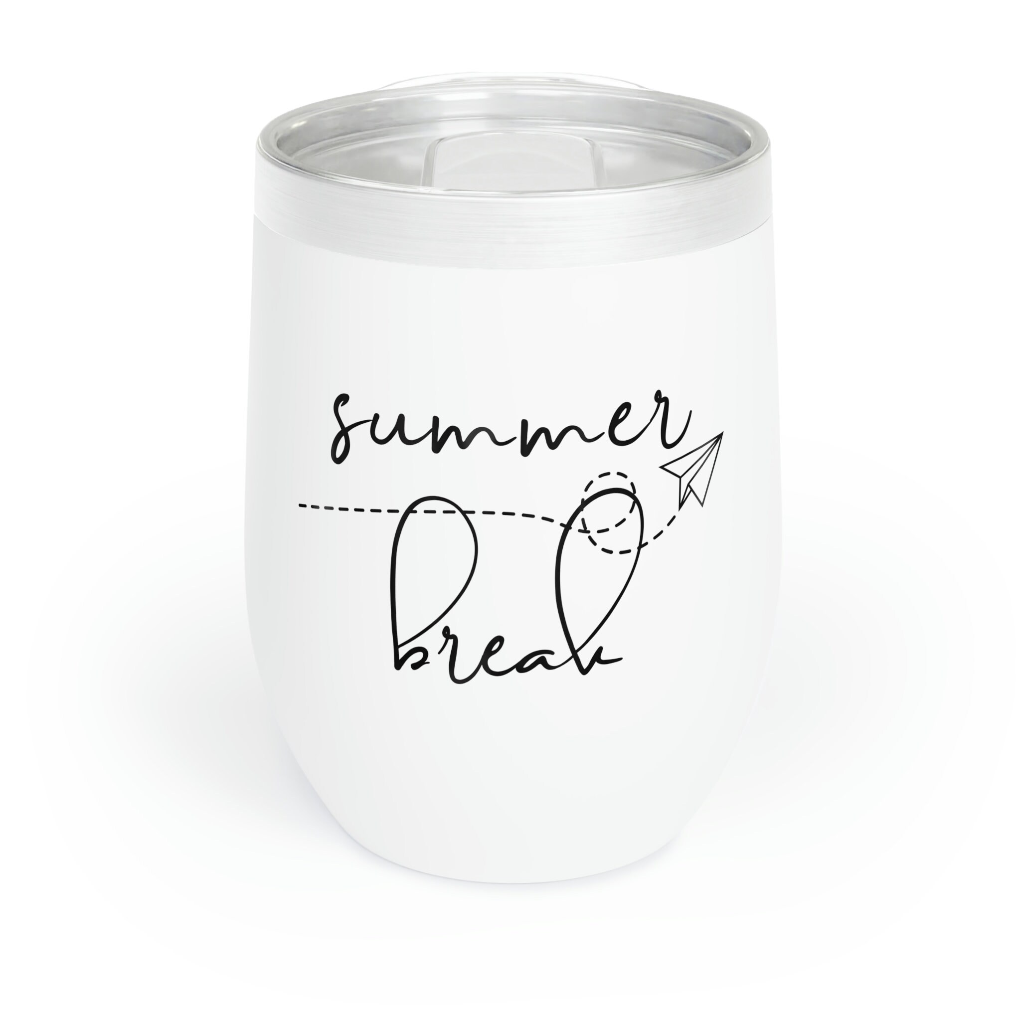 Summer Break Chill Wine Tumbler | Teacher Gift | Teacher Wine | Summer ...