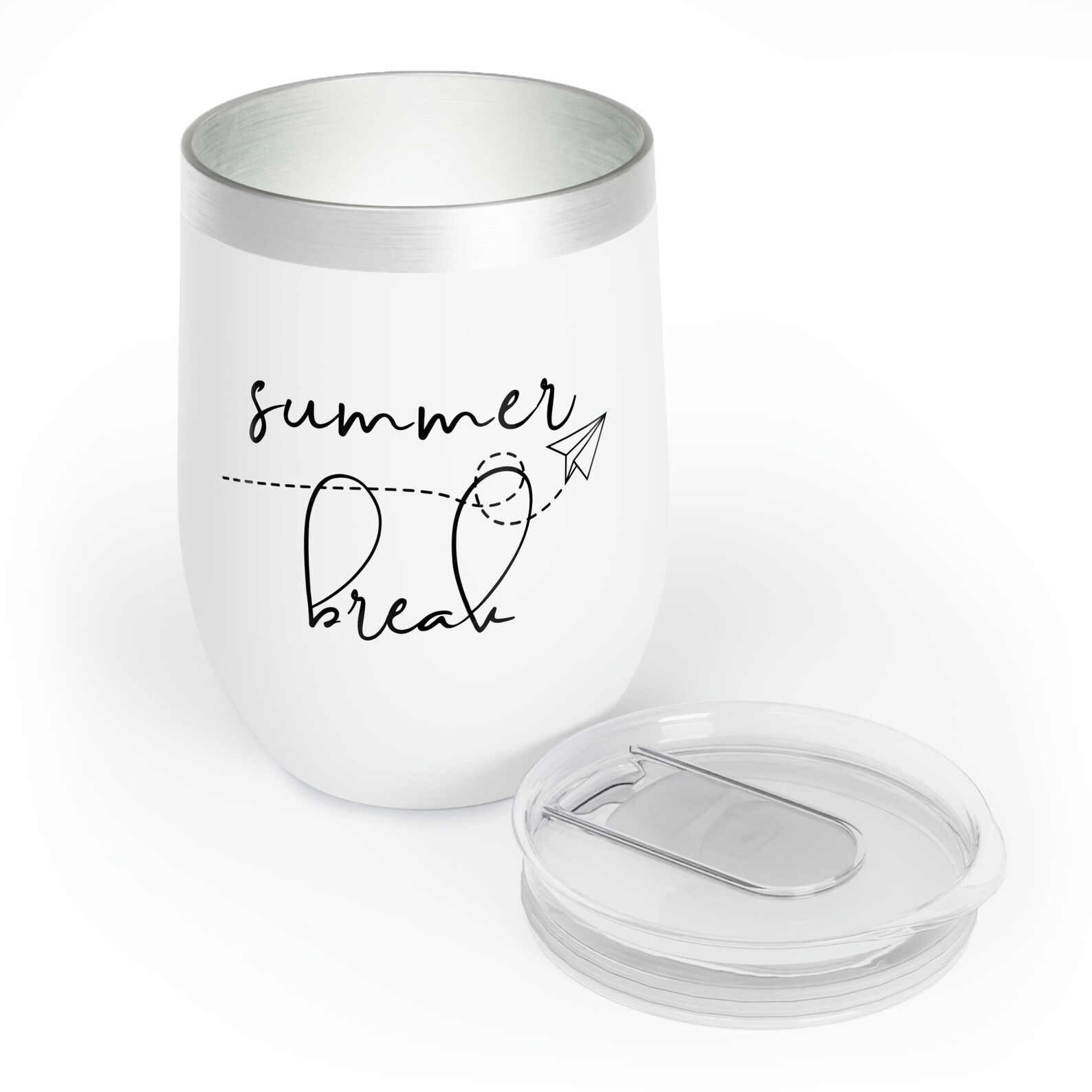 Summer Break Chill Wine Tumbler | Teacher Gift | Teacher Wine | Summer ...