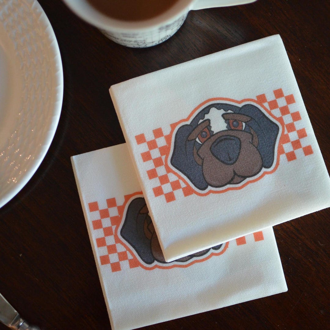 Tennessee Volunteers Vols Football Smokey Mascot Wedding Party Paper ...