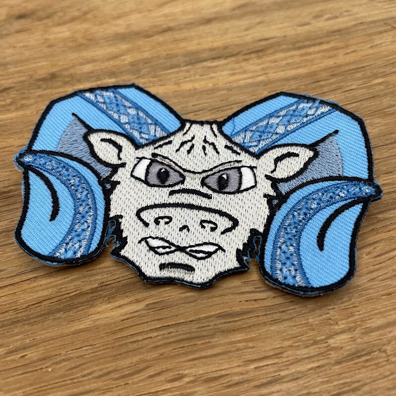 North Carolina UNC Tarheels Rameses Embroidered Iron-on Patch - Etsy