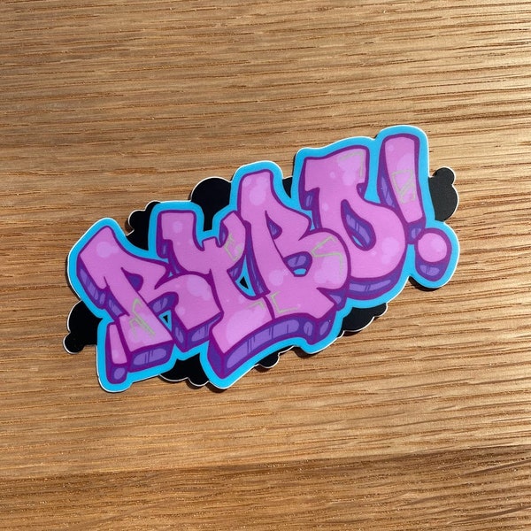 Graffiti Slap Sticker - Etsy