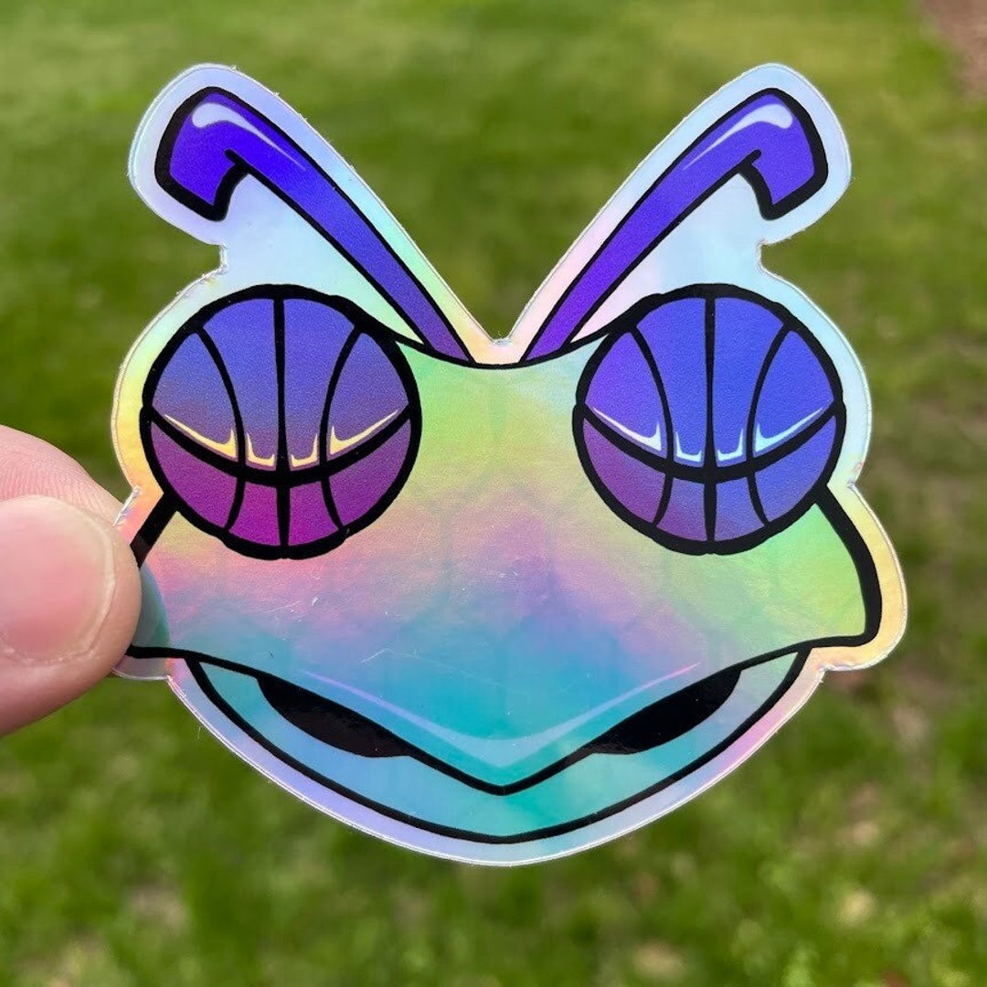 Charlotte Hornets NBA Hugo Mascot Sticker Decal - Etsy
