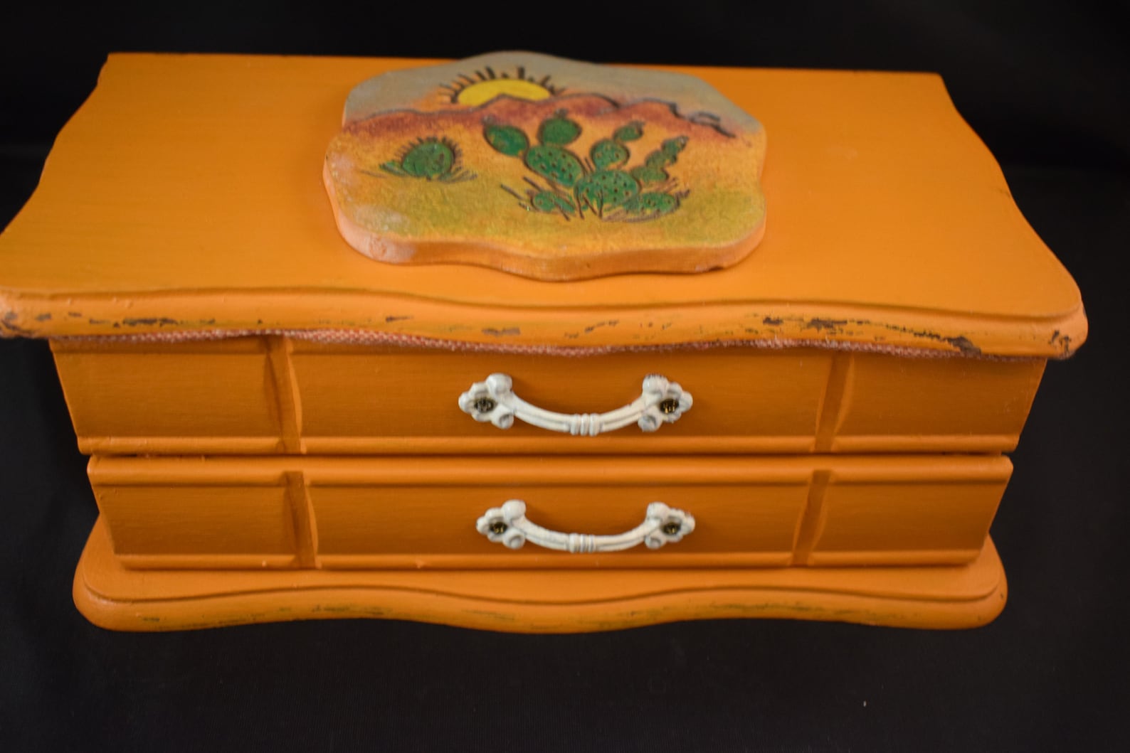 Western Jewelry Box Western Storage Box Restored Jewelry - Etsy