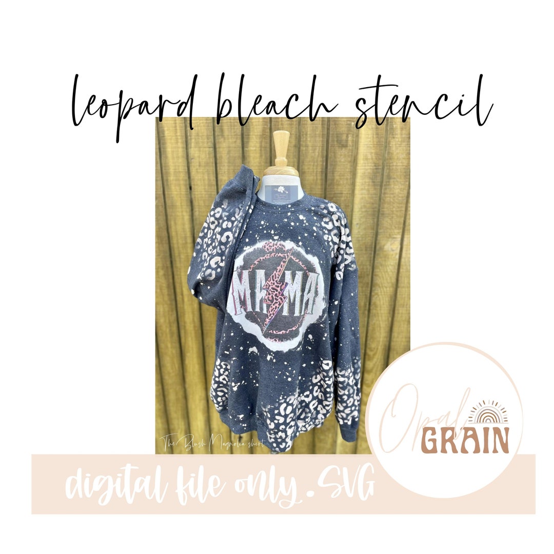 DIGITAL FILE** Cheetah Print Stencil, Leopard Print Design, SVG, Window ...