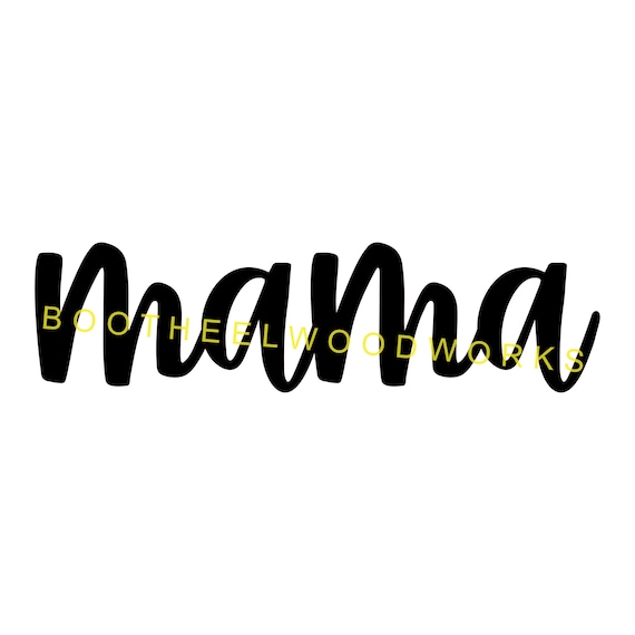 DIGITAL FILE Mama Svg Cursive Mama Font Svg Glowforge - Etsy UK