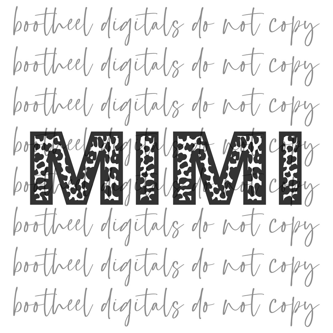 DIGITAL FILE* Leopard Mimi Svg, Cheetah Mimi, Glowforge Tested SVG ...