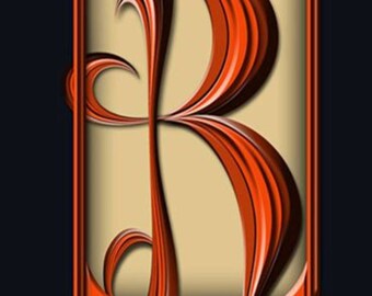 Creative letter art | Etsy