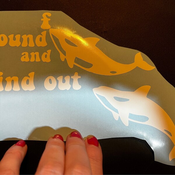 Orca Decal - Etsy