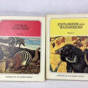 Vintage Books 1969 Wonders of the Animal World Animal World in Color ...