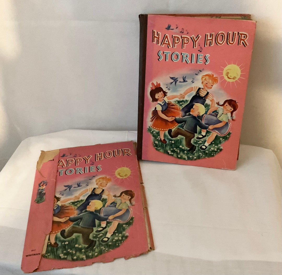 Vintage Childrens Books Happy Hour Stories - Etsy