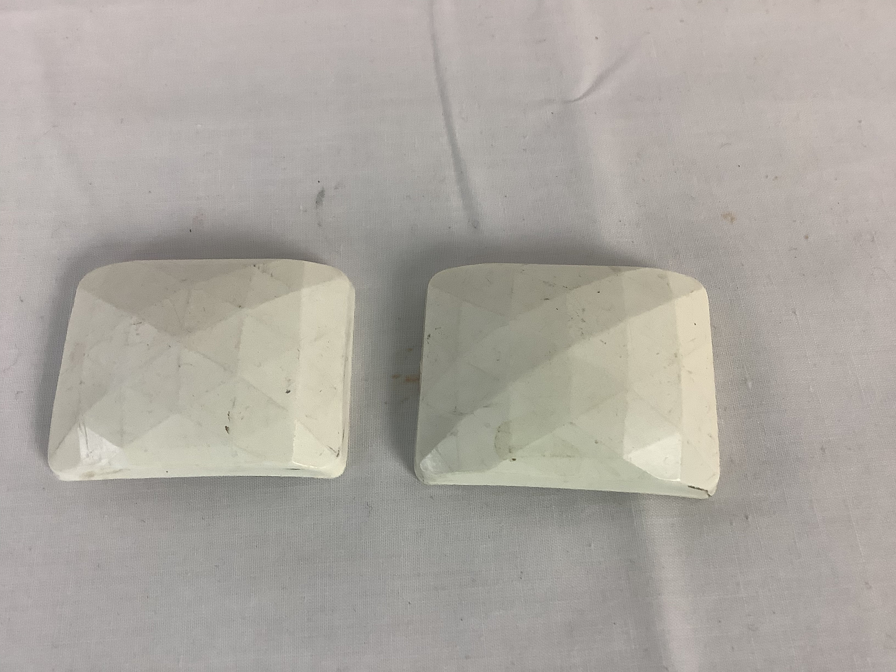 Vintage Shoe Clips Square White Shoe Clips Shoe Fashion - Etsy