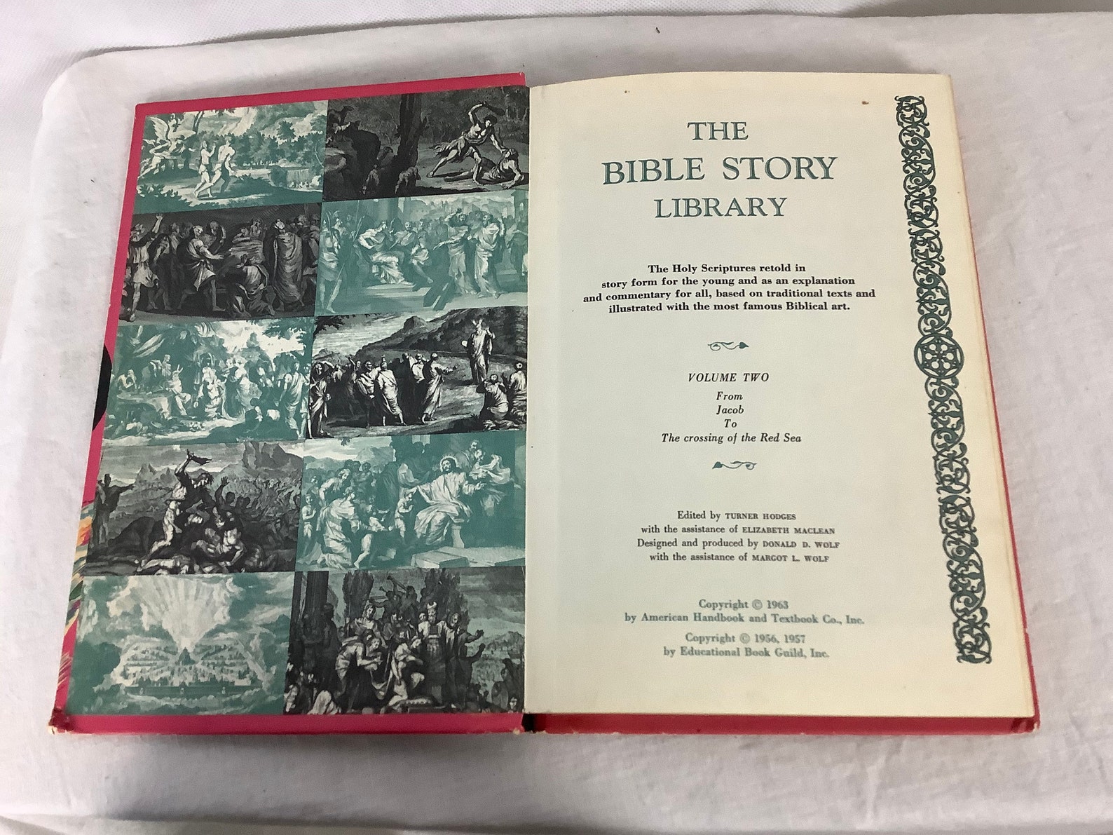 Vintage Book the Bible Story Library From Creation to Jacob - Etsy