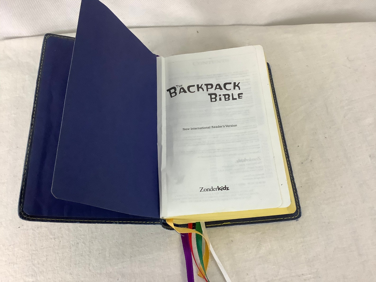 The Backpack Bible Zonderkidz the Holy Bible - Etsy