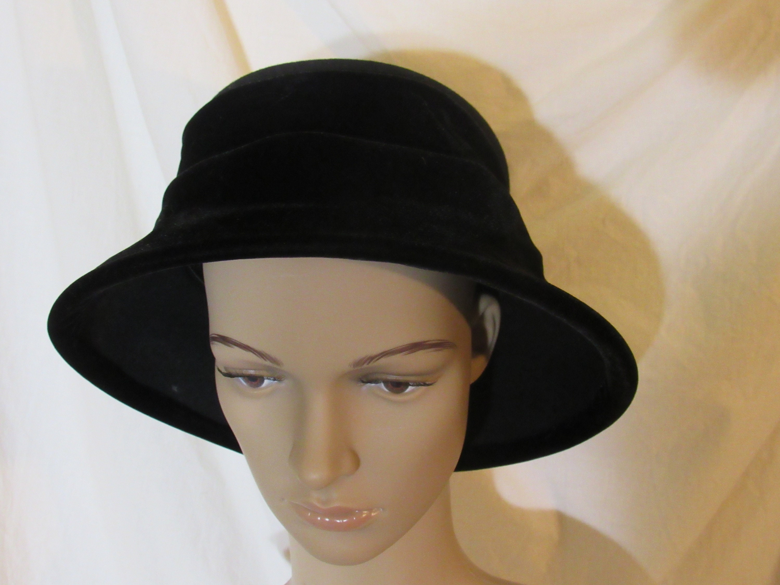 Vintage Lord & Taylor Black Hat Wool Hat Ladies Black Wool Hat - Etsy