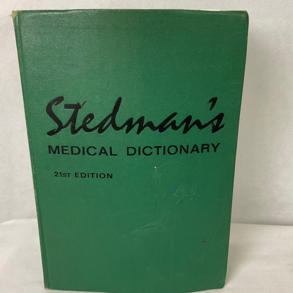 Medical Dictionary - Etsy