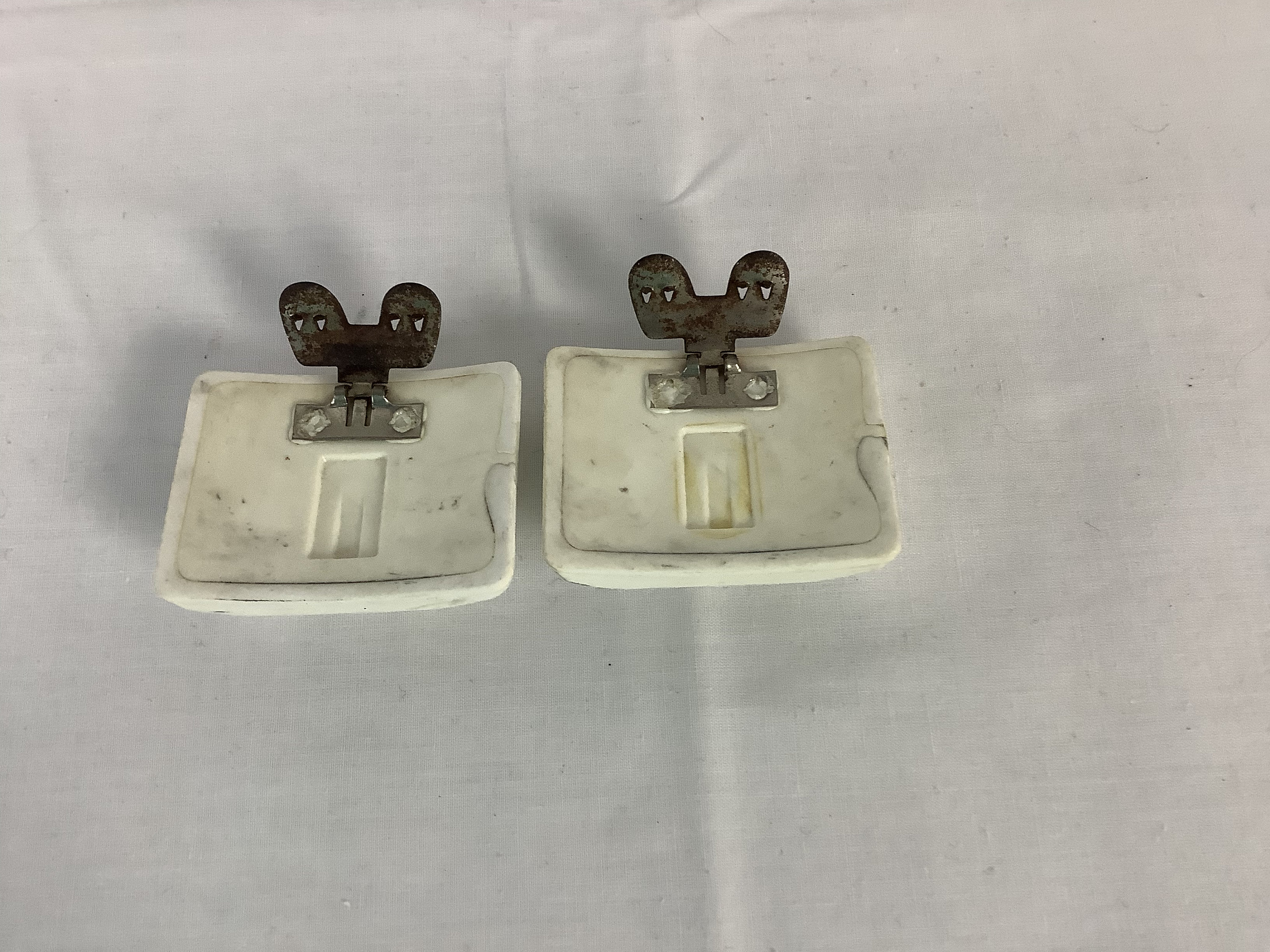 Vintage Shoe Clips Square White Shoe Clips Shoe Fashion - Etsy