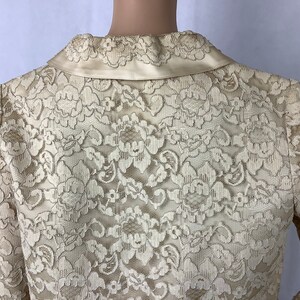 Vintage Bridal Suit Ivory Lace Jacket and Skirt - Etsy