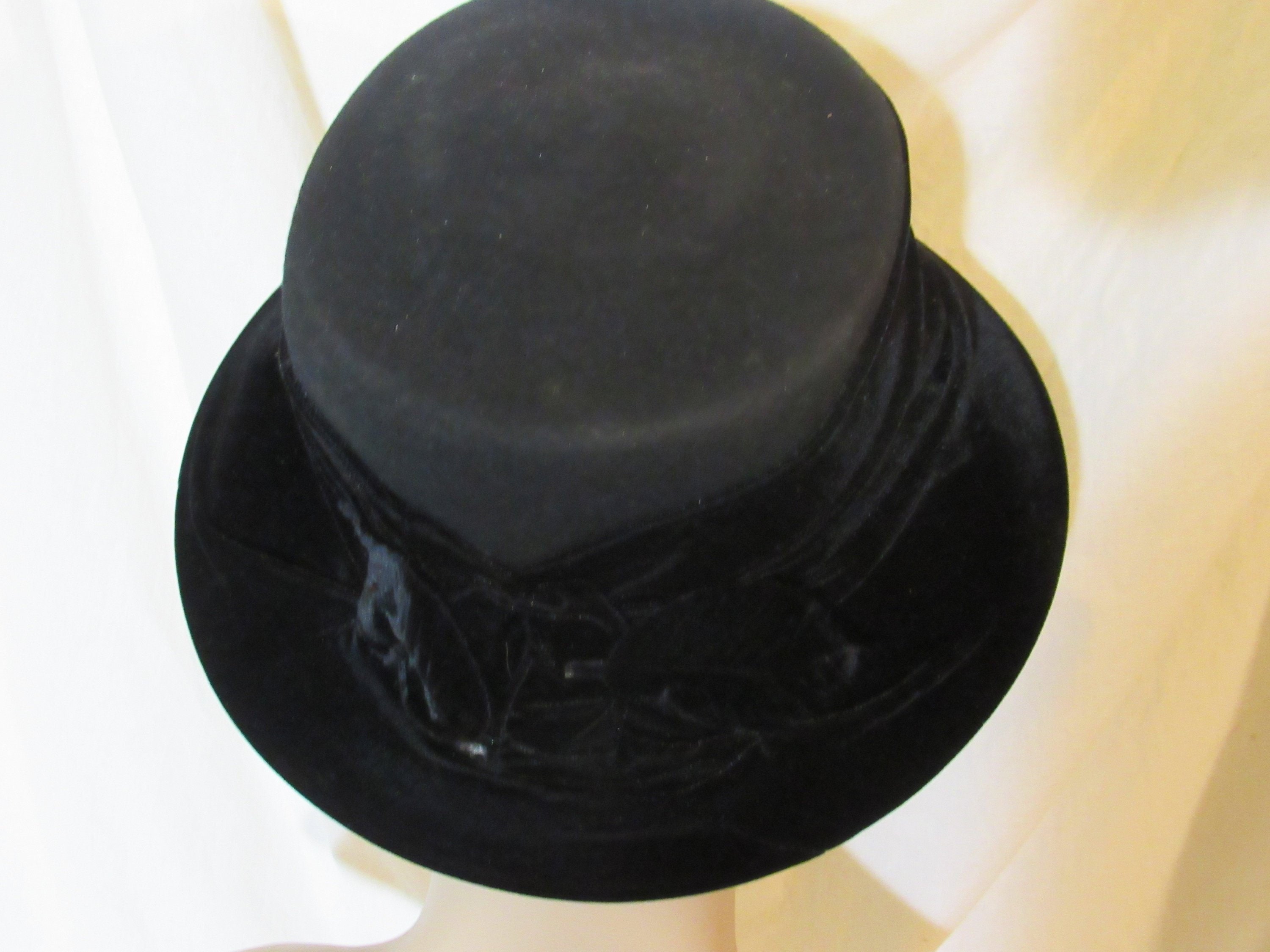 Vintage Lord & Taylor Black Hat Wool Hat Ladies Black Wool Hat - Etsy UK
