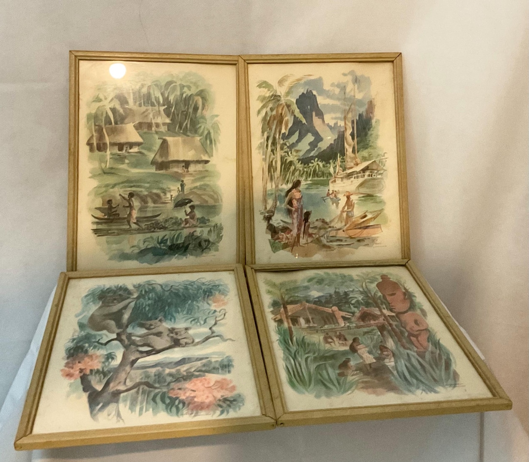 Louis Macouillard 1966 Menu SS Lurline New Zealand, Australia, Tahiti ...
