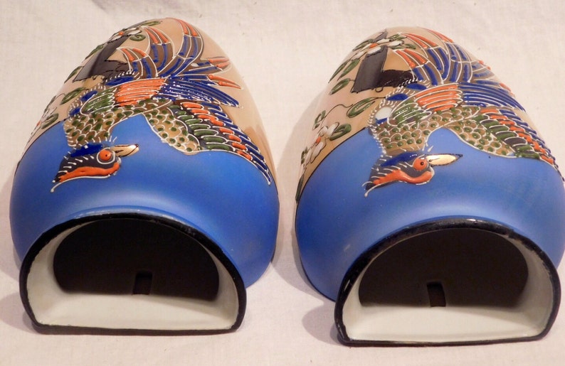 Lustreware Wall Pockets Made in Japan 1930s Moriage Wall - Etsy