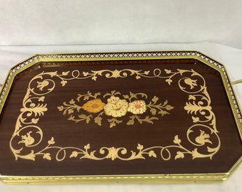 Italian Inlaid Tray | Etsy