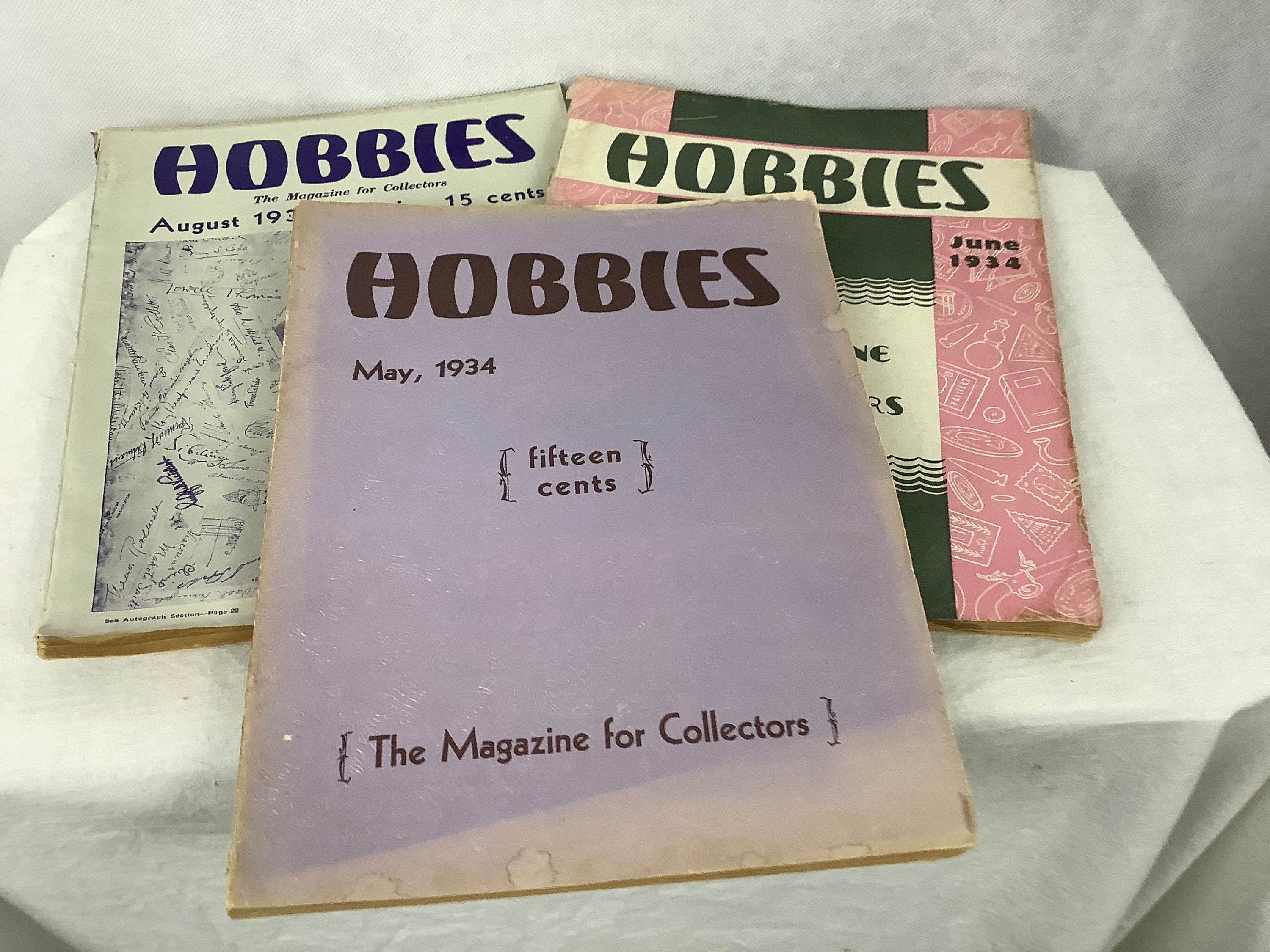 Vintage Magazines Hobbies the Magazine for Collectors 1934 - Etsy