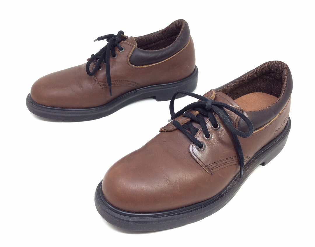 Men's Vintage Red Wing 105 Work Boots Shoes Soft Toe Sz. 8 D - Etsy