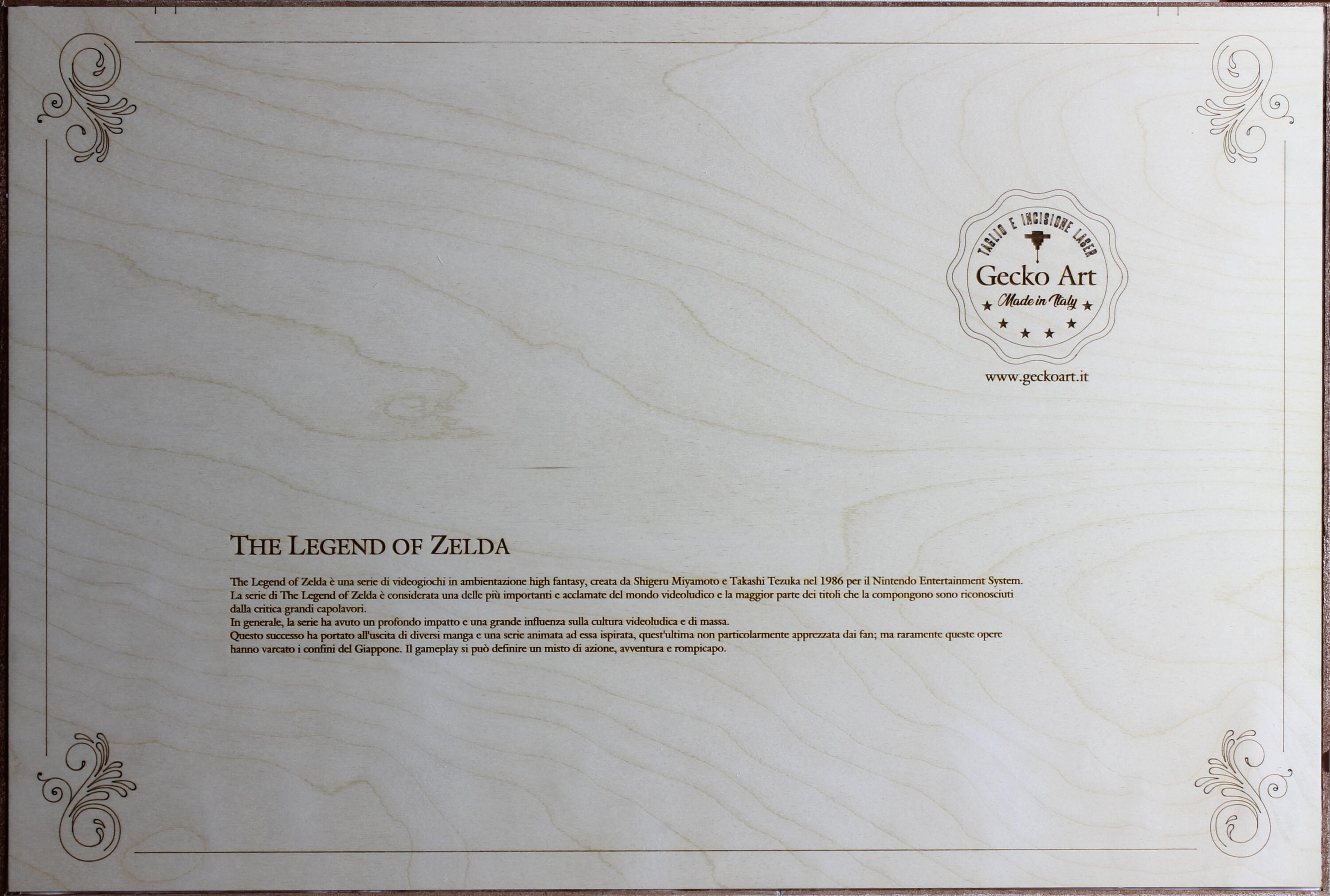 The Legend of Zelda Map 3D 46 X 67 Cm 18 X 26 Inch Wooden Map Chart ...