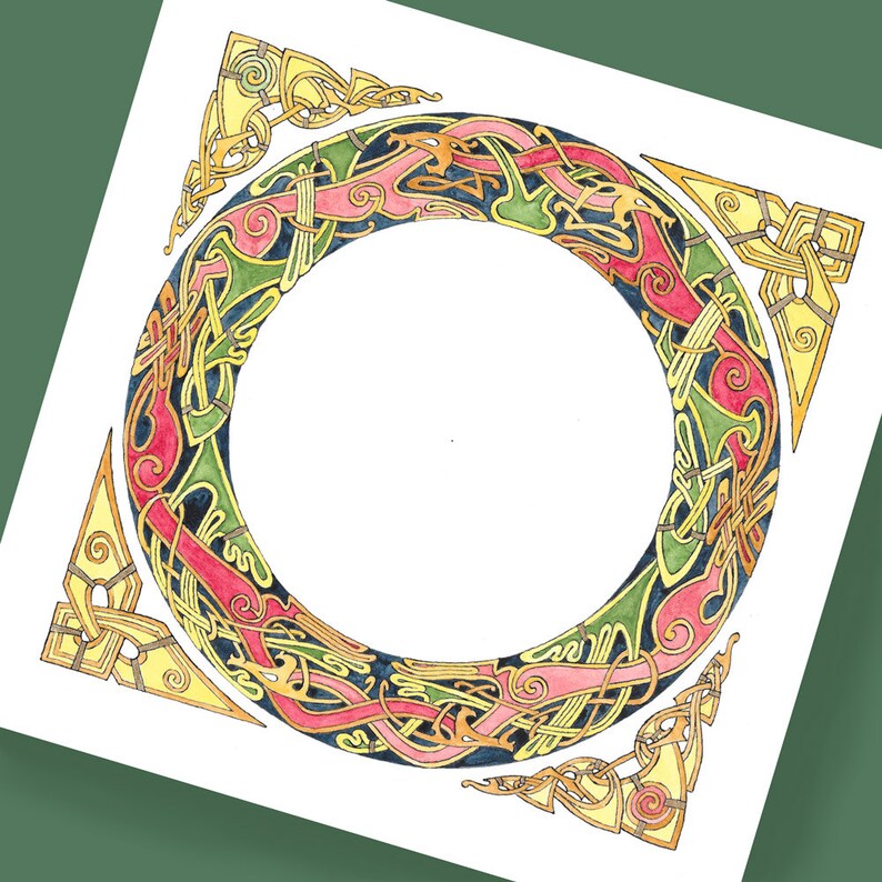 Norse Art Dragons Tree of Life Archival Giclée Print - Etsy