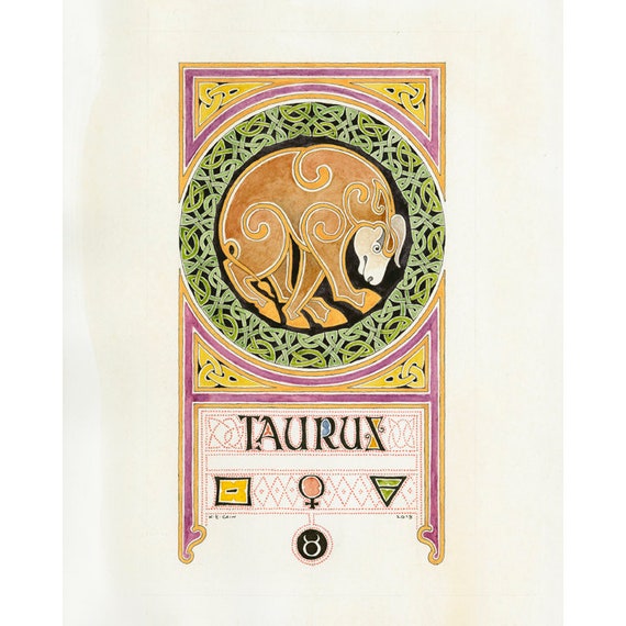 Celtic Taurus Symbol