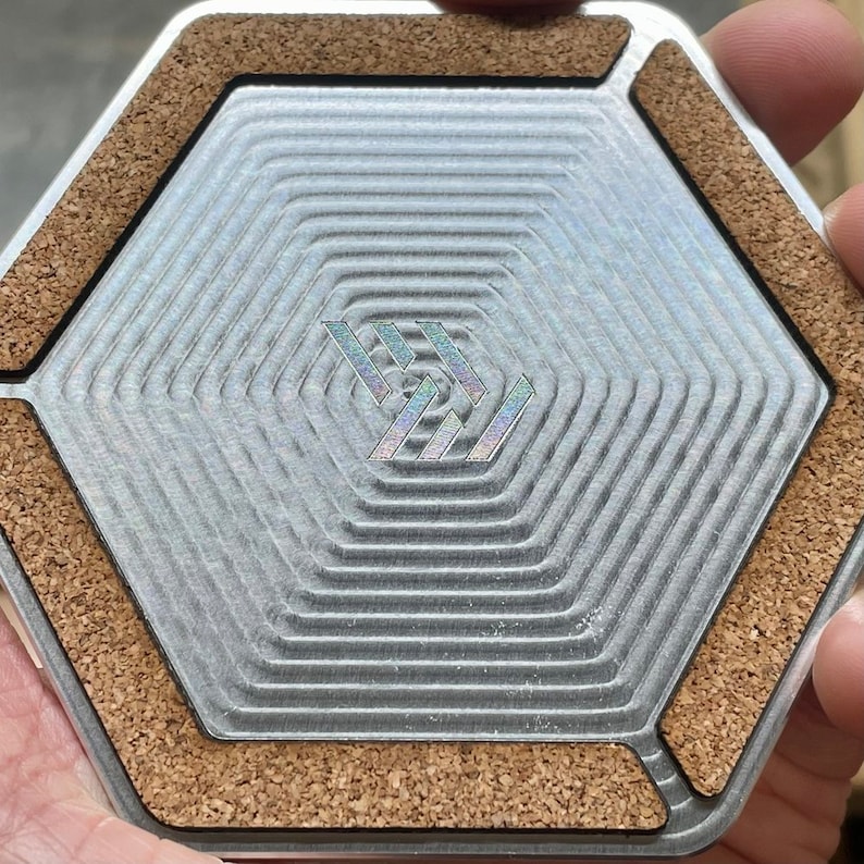 Aerospace Aluminum Isogrid Drink Coaster - Etsy