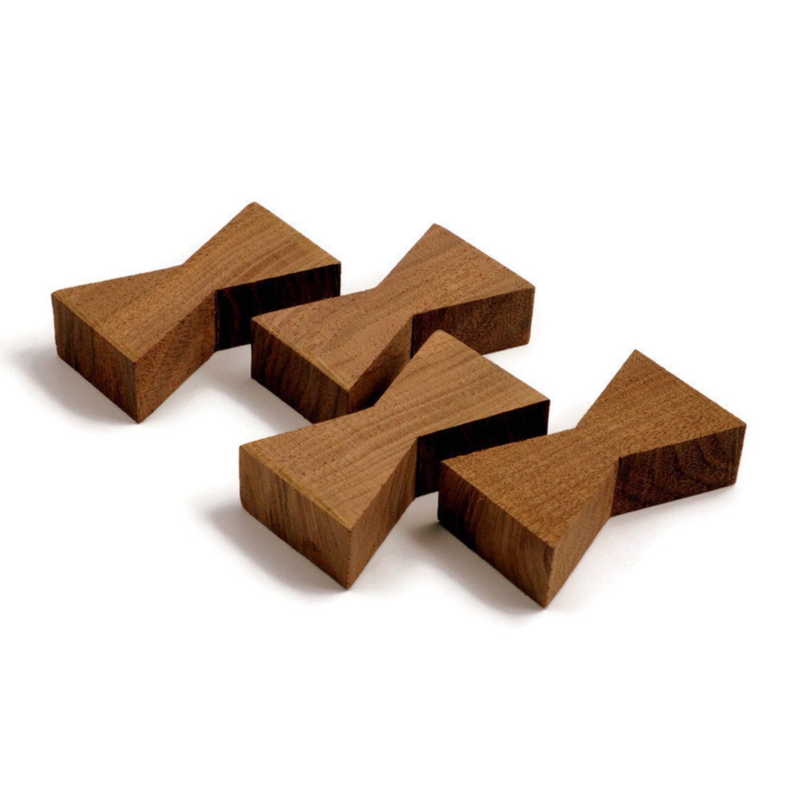 Black Walnut Inlay Wood Bow Tie Accents Board Stitcher - Etsy Australia