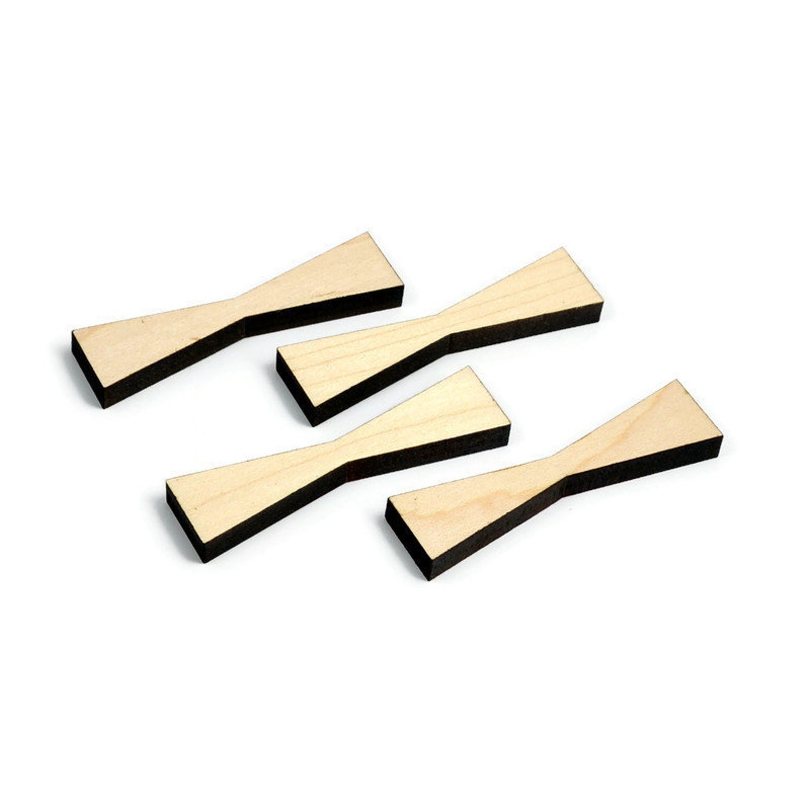Maple Inlay | Skinny Mini Wood Bow Ties | Board Stitcher | Thin Wood ...