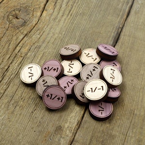 MTG Tokens | Wooden Tokens | Magic the Gathering Gift | Wooden Game ...