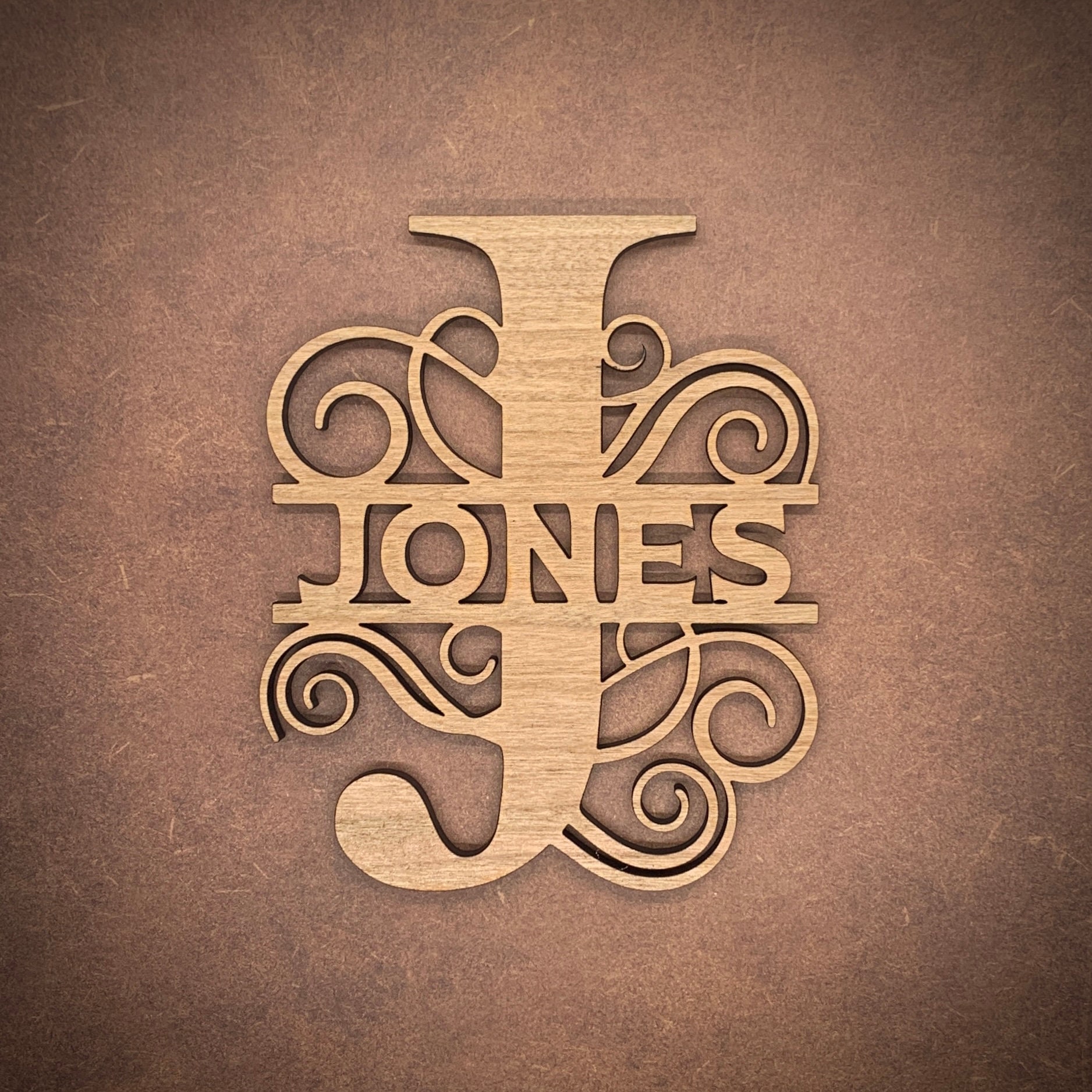 Custom Wood Monogram Personalized Monogram Wood Sign | Etsy