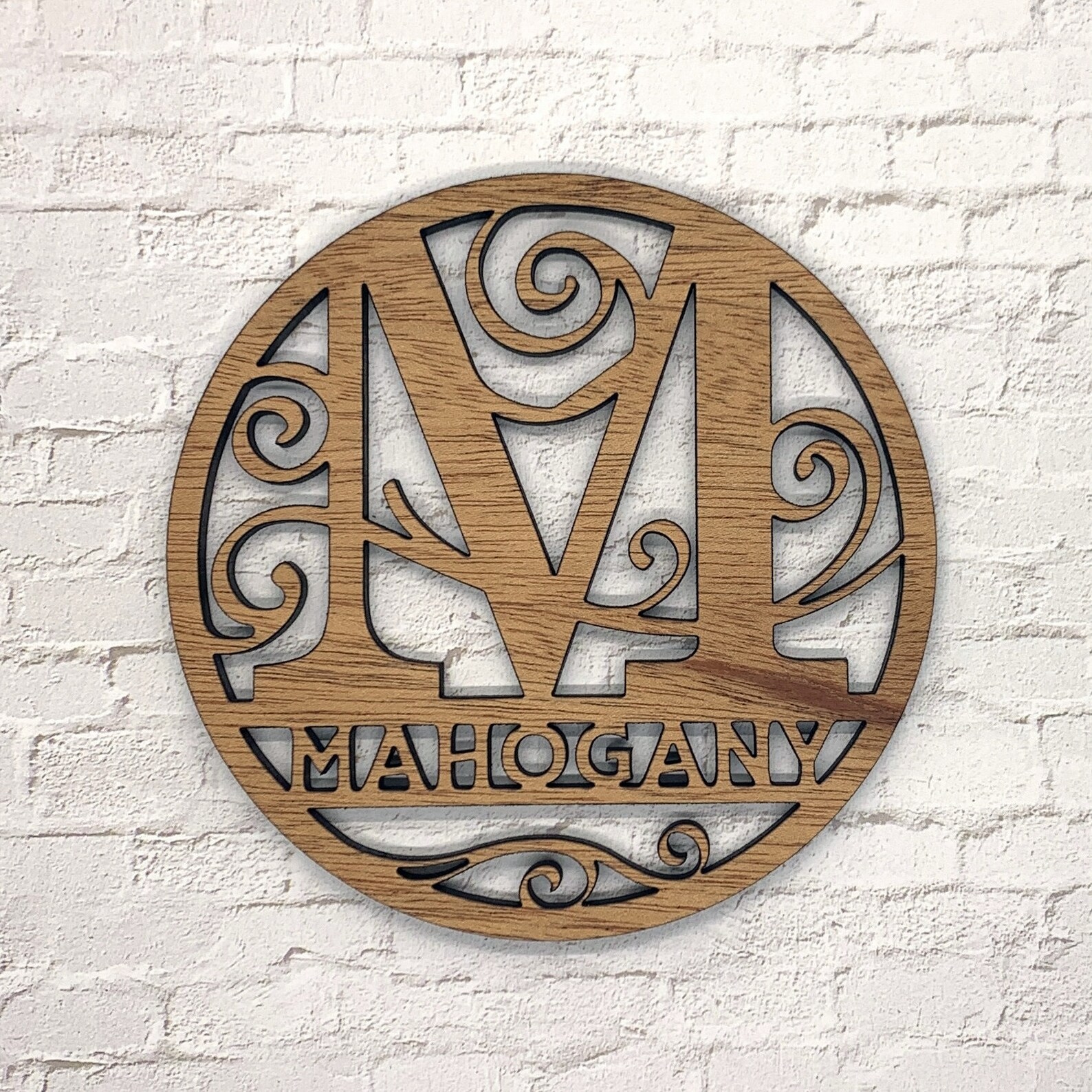 Custom Round Wood Monogram Personalized Monogram Wood Sign - Etsy