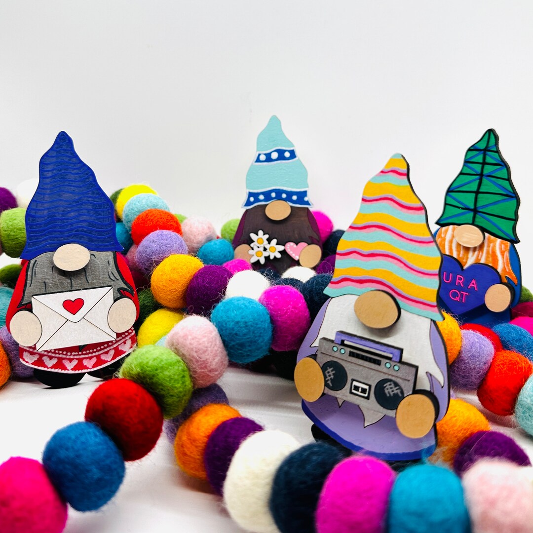 DIY Valentine Gnome Craft Kit - 16 Pack | Paint Party | Craft Night ...