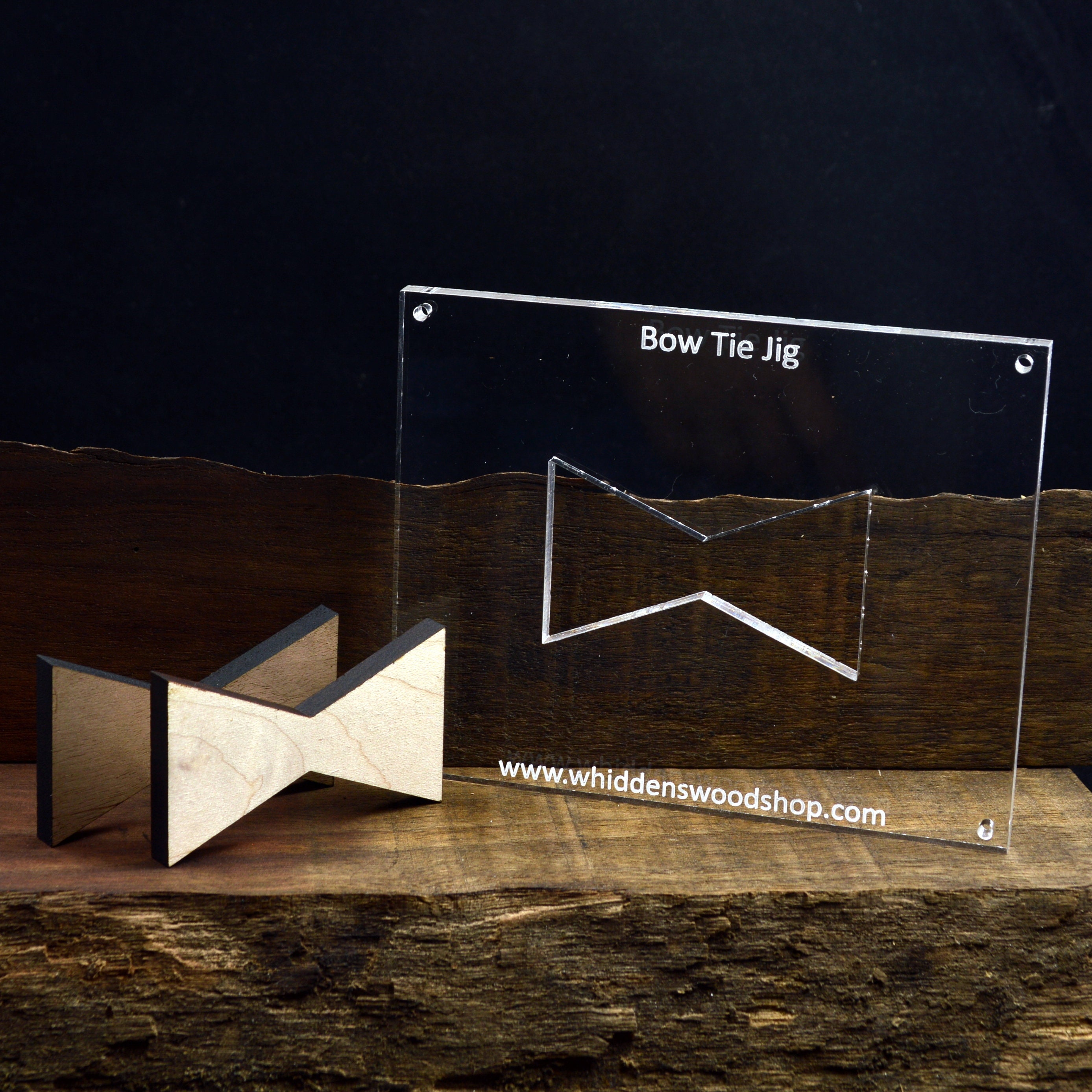Wood Bow Tie Inlay Template