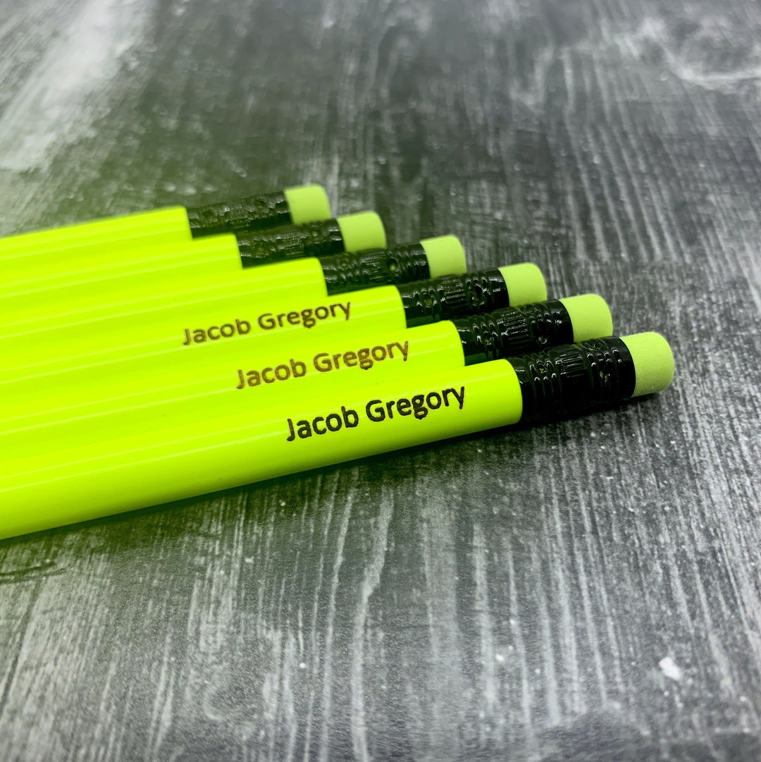 Personalized Pencils | Engraved Pencils | Back to School | 12 Pack ...