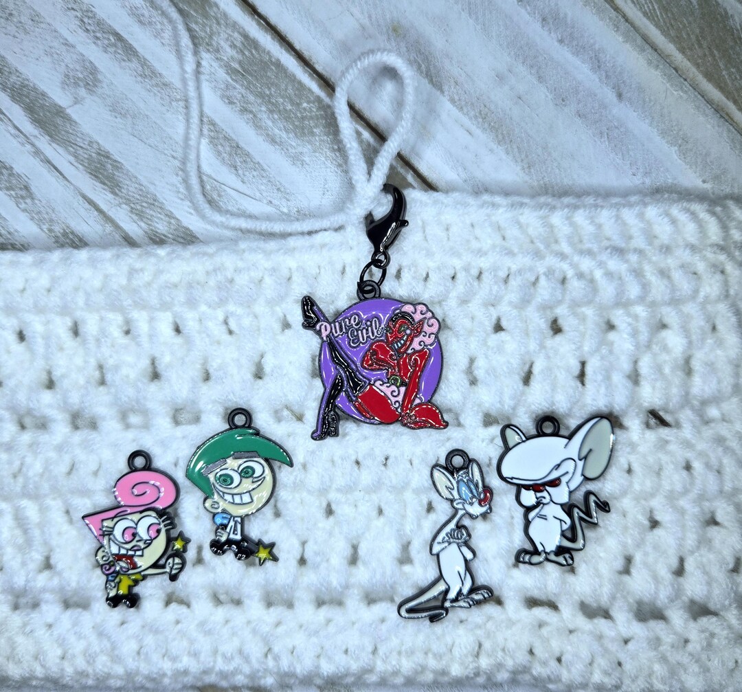 Millennial Nostalgia Stitch Markers for Crochet and Knit - Etsy