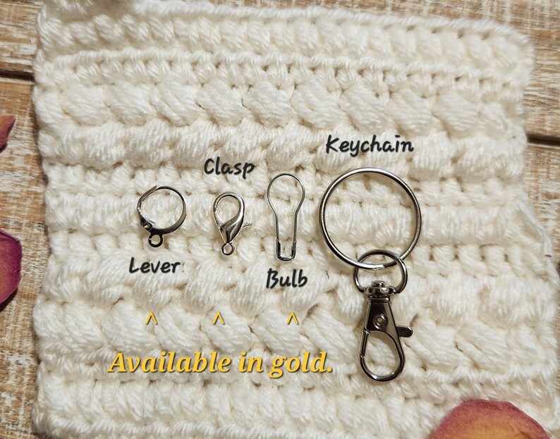 Guillotine and Death's Head Moth Stitch Markers for Crochet and Knit or ...