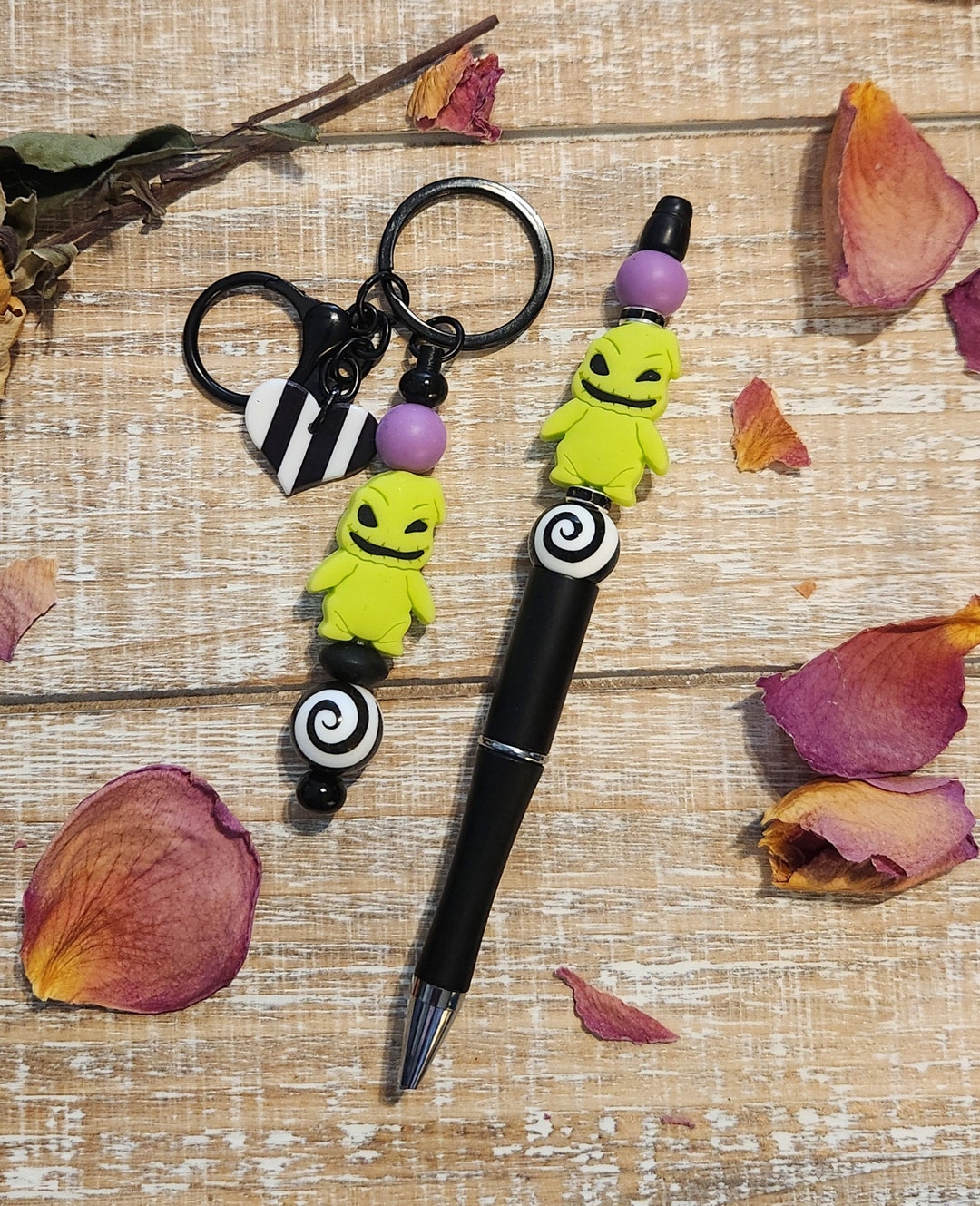 Nightmare Boogie Man Keychain and Pen Silicone Beads - Etsy