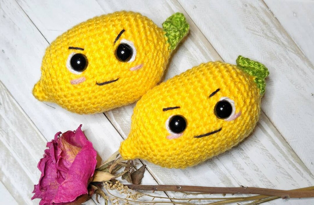Sour Lemon Plush Amigurumi - Etsy